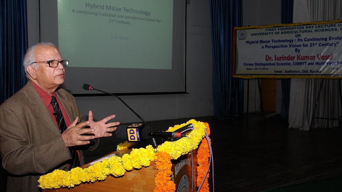 Maize scientist stresses on improving productivity in agriculture - The ...