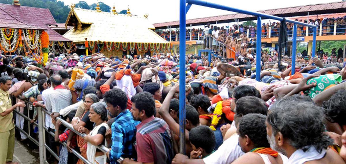 Long wait for pilgrims at Sabarimala - The Hindu