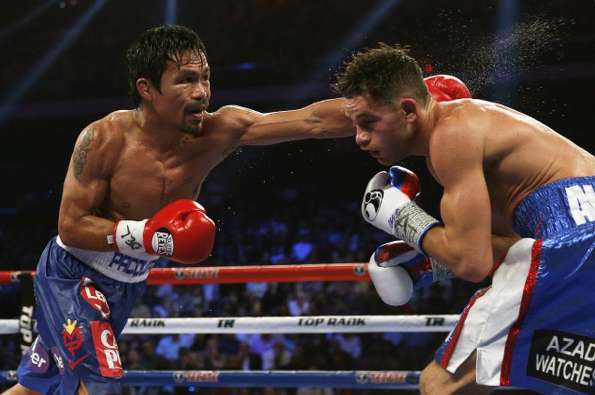 Pacquiao scores six knockdowns in title defence - The Hindu