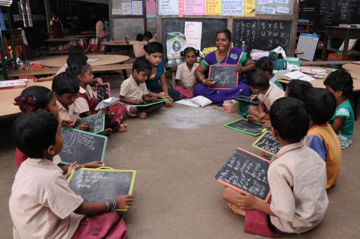 Children Writing Slate