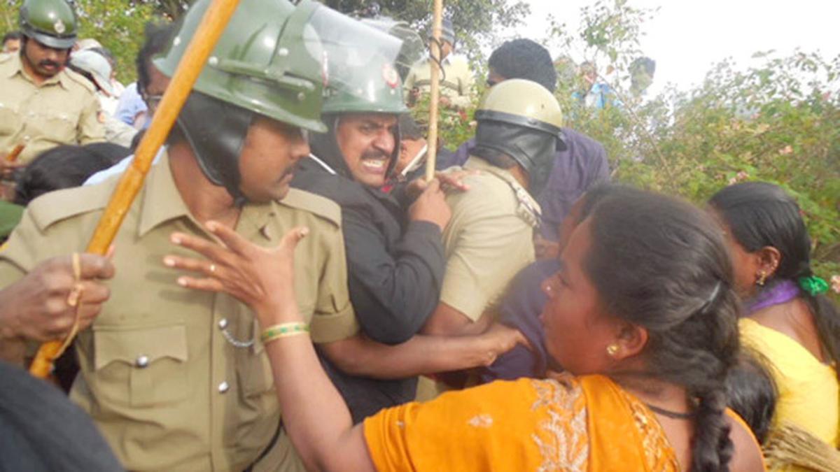 Gorur tense after visit by BBMP officials - The Hindu