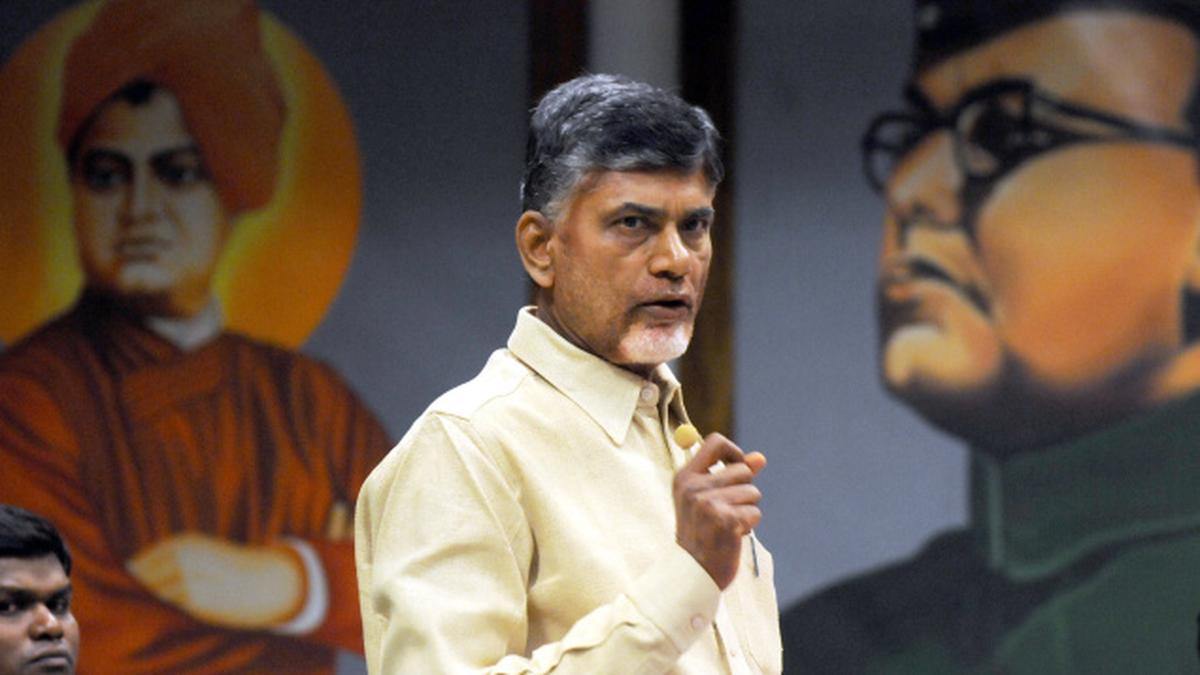 KCR distorting facts on power shortage: Naidu - The Hindu