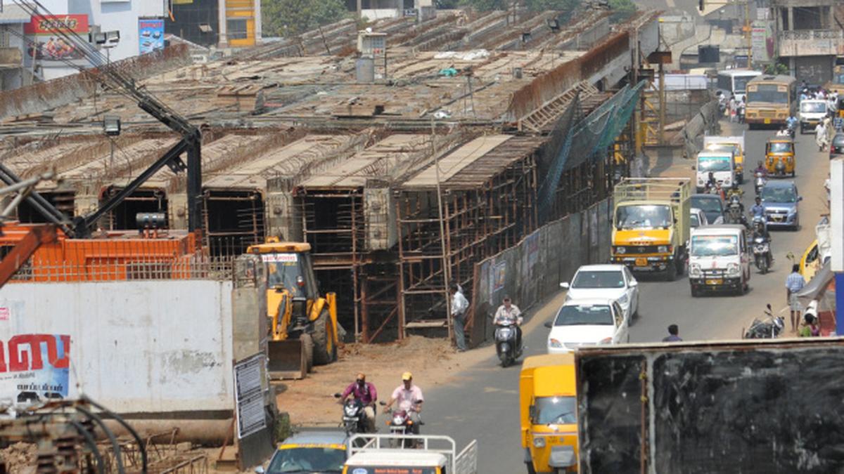 Moolakadai flyover by March - The Hindu