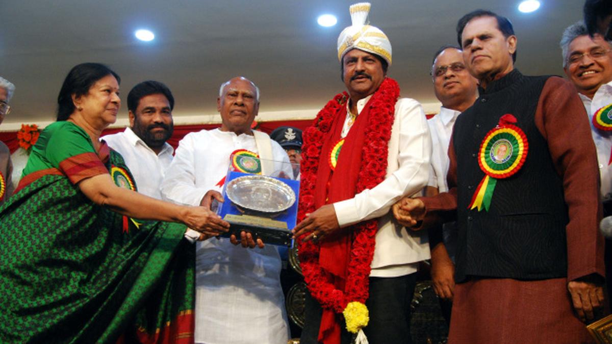 Bezawada Gopala Reddy Award for Mohan Babu - The Hindu