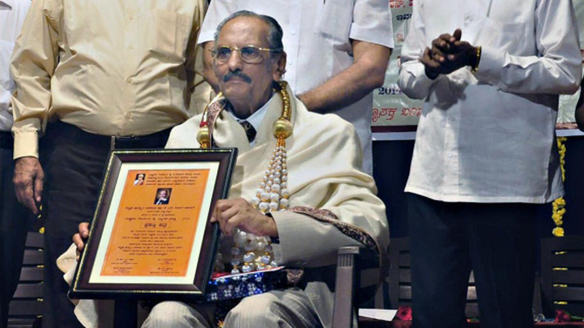 Nisar Ahmed receives Govinda Pai award - The Hindu