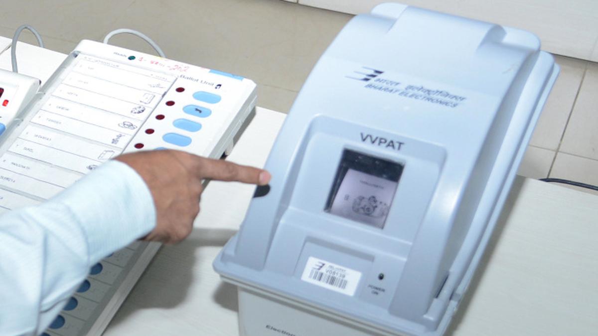 VVPAT to be used first time in Maharashtra - The Hindu