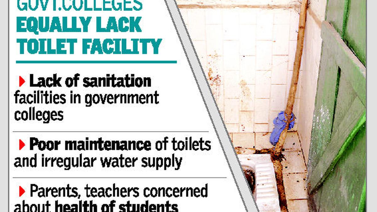 Poor sanitation facilities in colleges cause worry - The Hindu