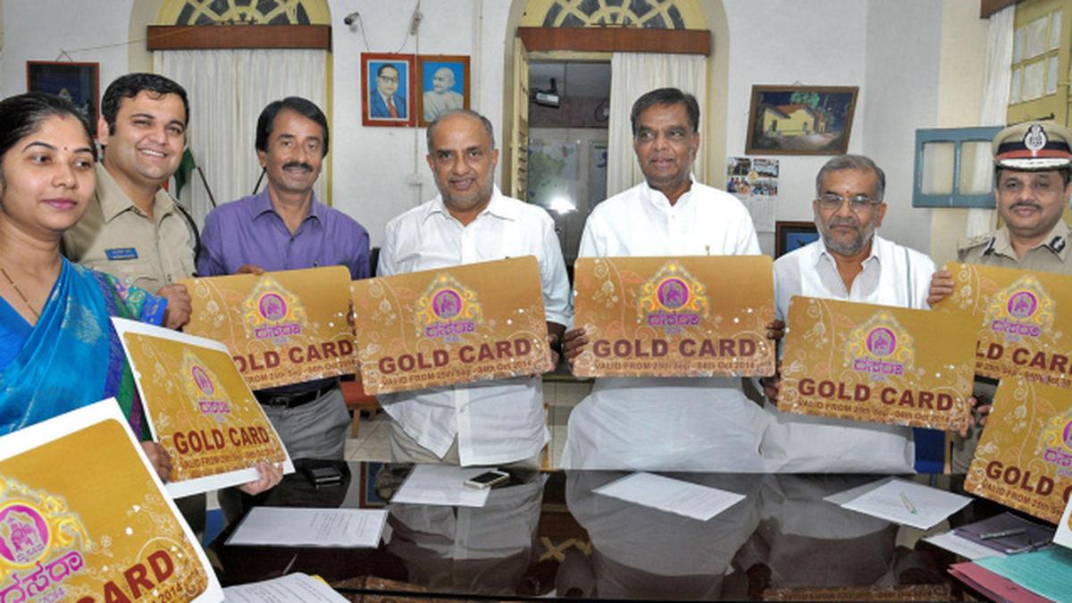Dasara Gold Cards released - The Hindu