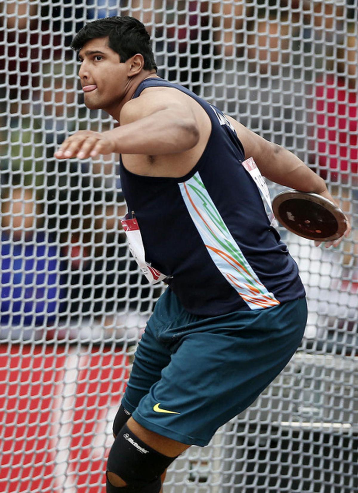 Vikas Gowda wins discus event - The Hindu