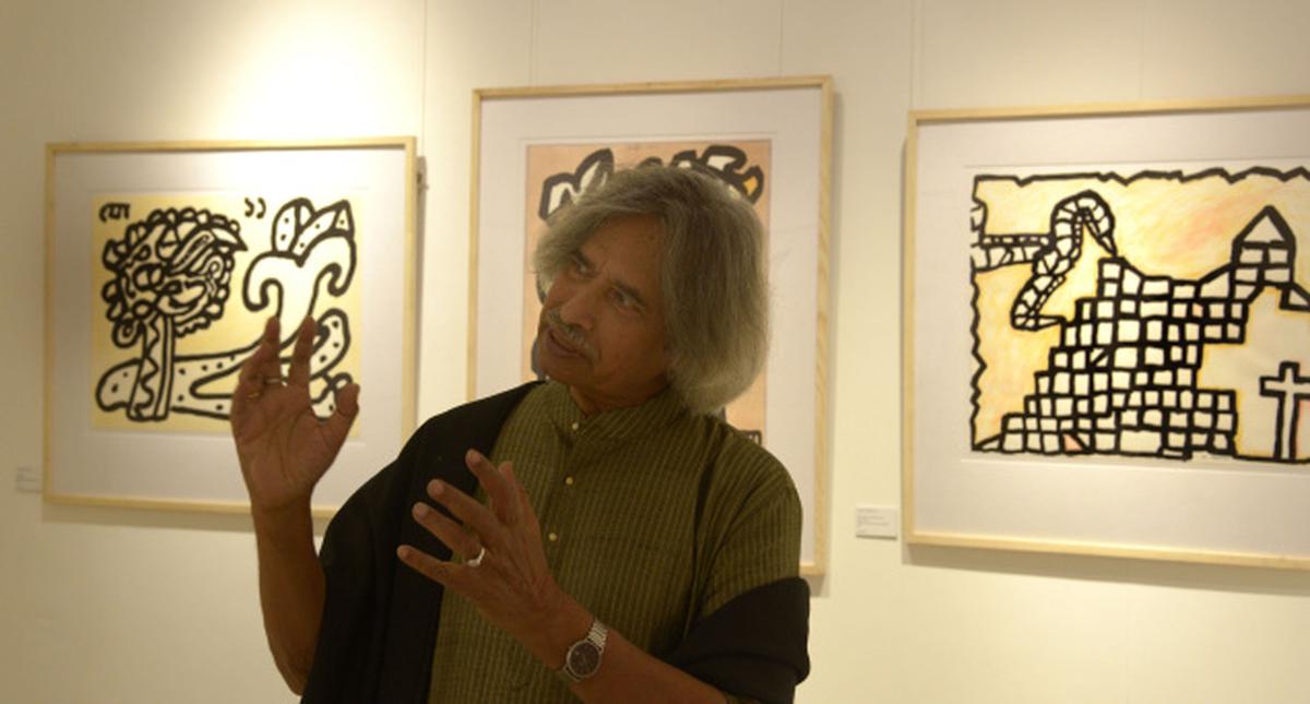 Jogen Chowdhary first artist-in-residence at Rashtrapati Bhavan - The Hindu