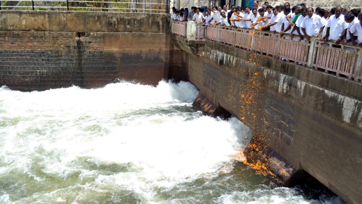 Water from Bhavanisagar dam to be released from Friday - The Hindu