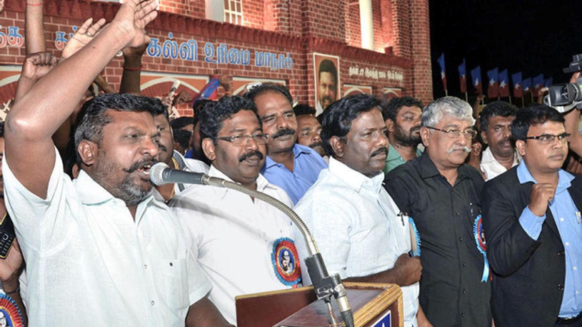 VCK meet takes off with gusto - The Hindu