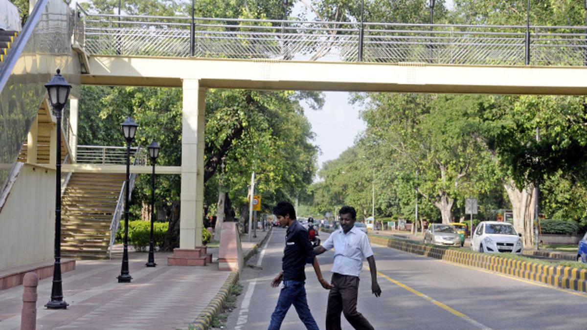 Are foot over-bridges the best way forward in Delhi? - The Hindu