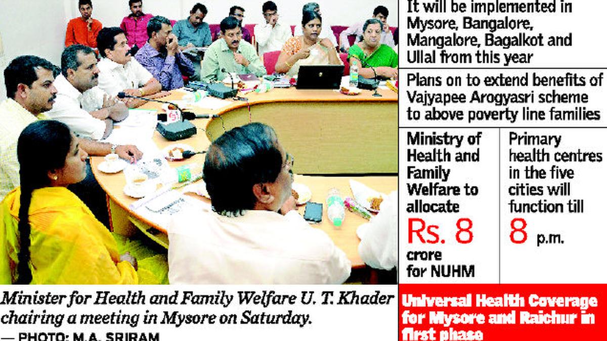 NUHM to be implemented from this year - The Hindu