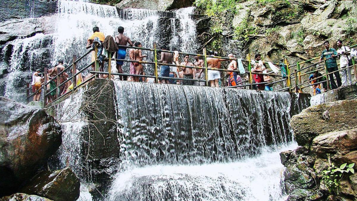 CCTV surveillance planned at Suruli Falls - The Hindu