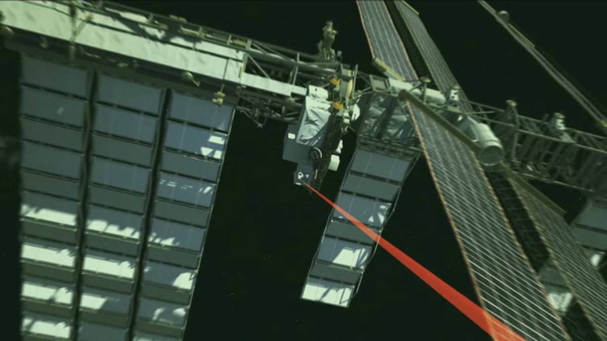 Nasa beams video from space via laser - The Hindu