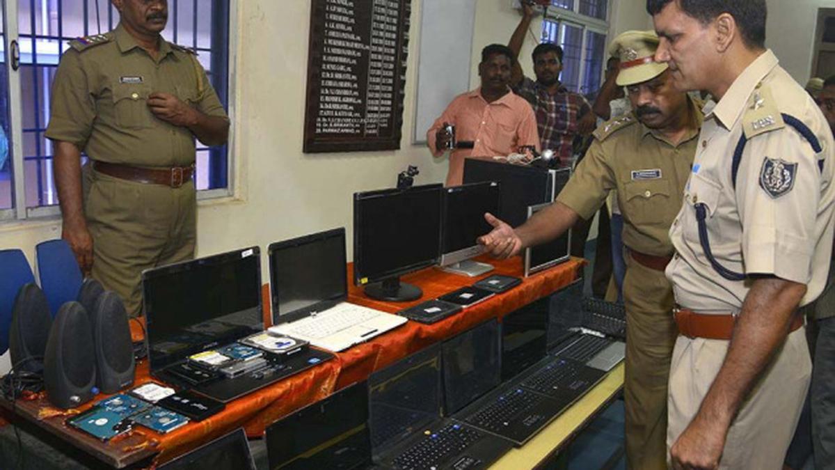 Three arrested for theft of computers, accessories - The Hindu