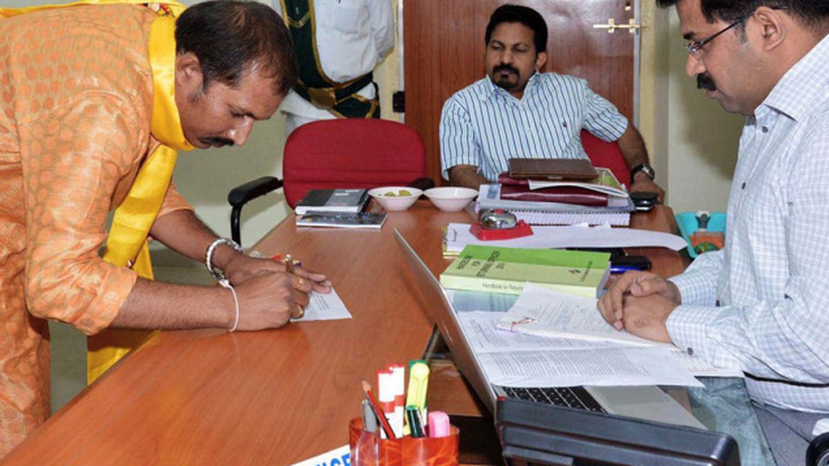 Ramesh Rathod files nomination from three constituencies, son from two ...