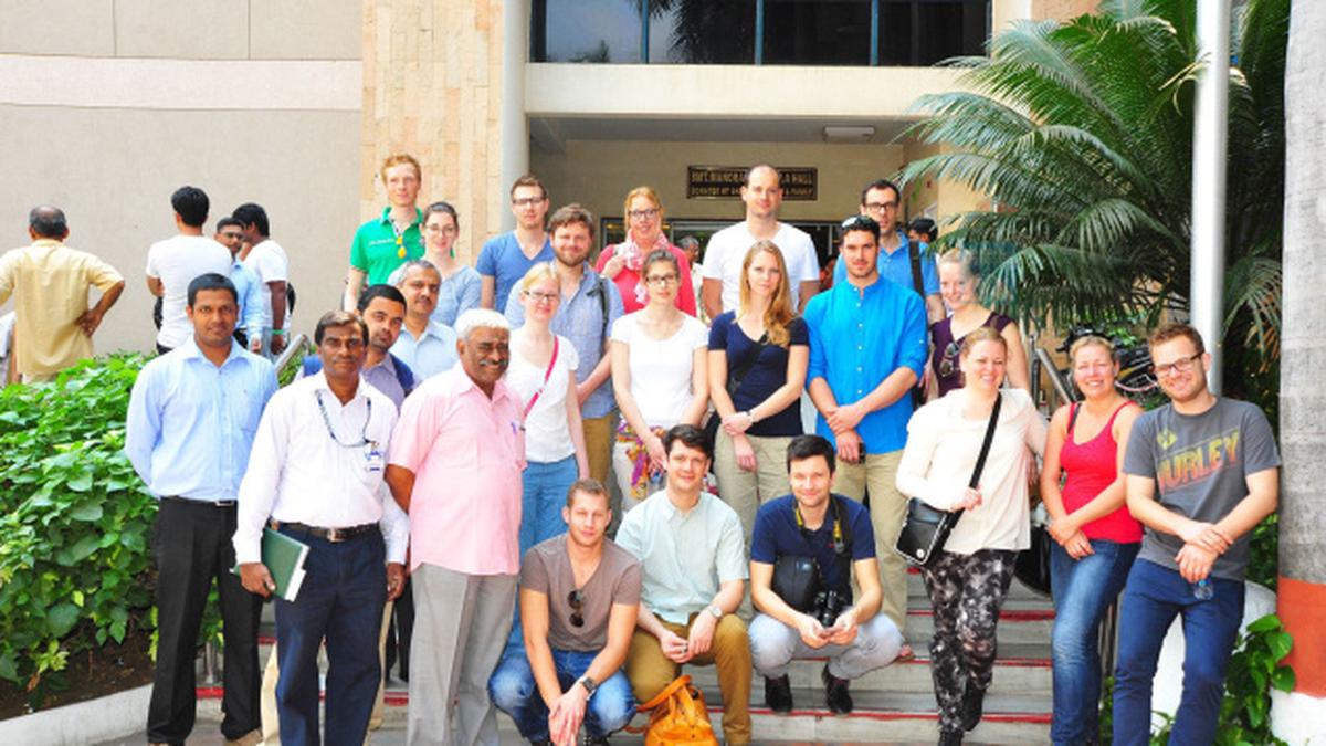 Austrian students' visit - The Hindu