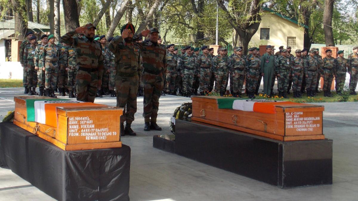 Major Mukund Varadarajan cremated with full state honours - The Hindu