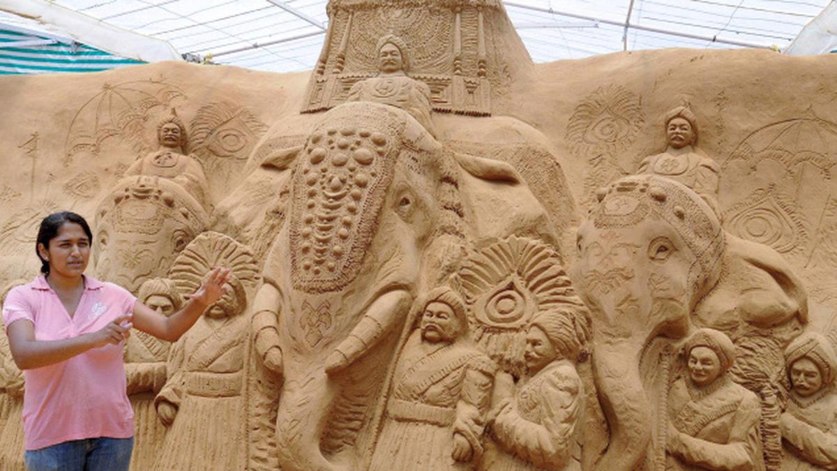 Getting creative using sand and water - The Hindu