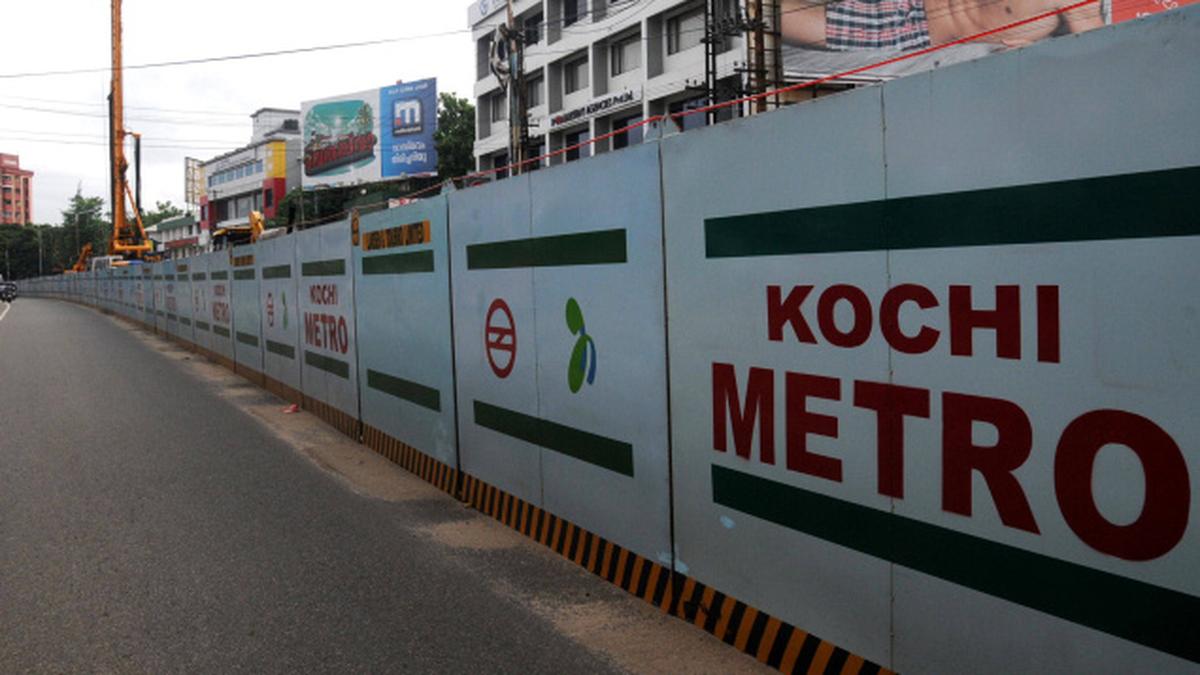Cabinet nod for extension of Kochi Metro project - The Hindu