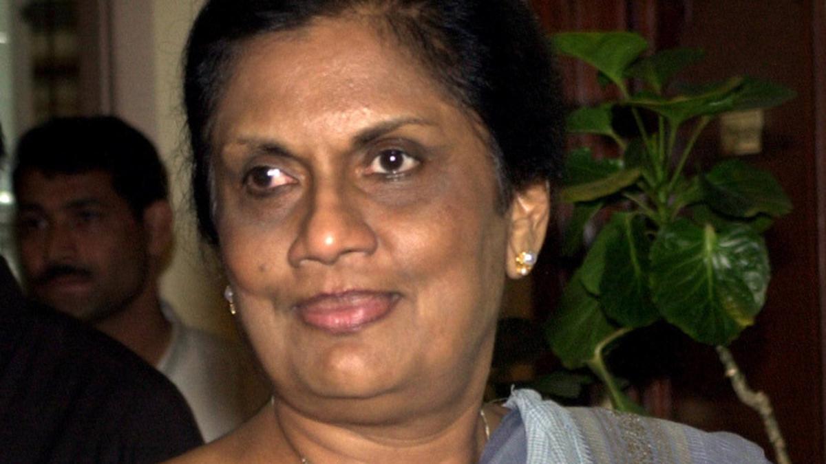 Chandrika returns to politics - The Hindu