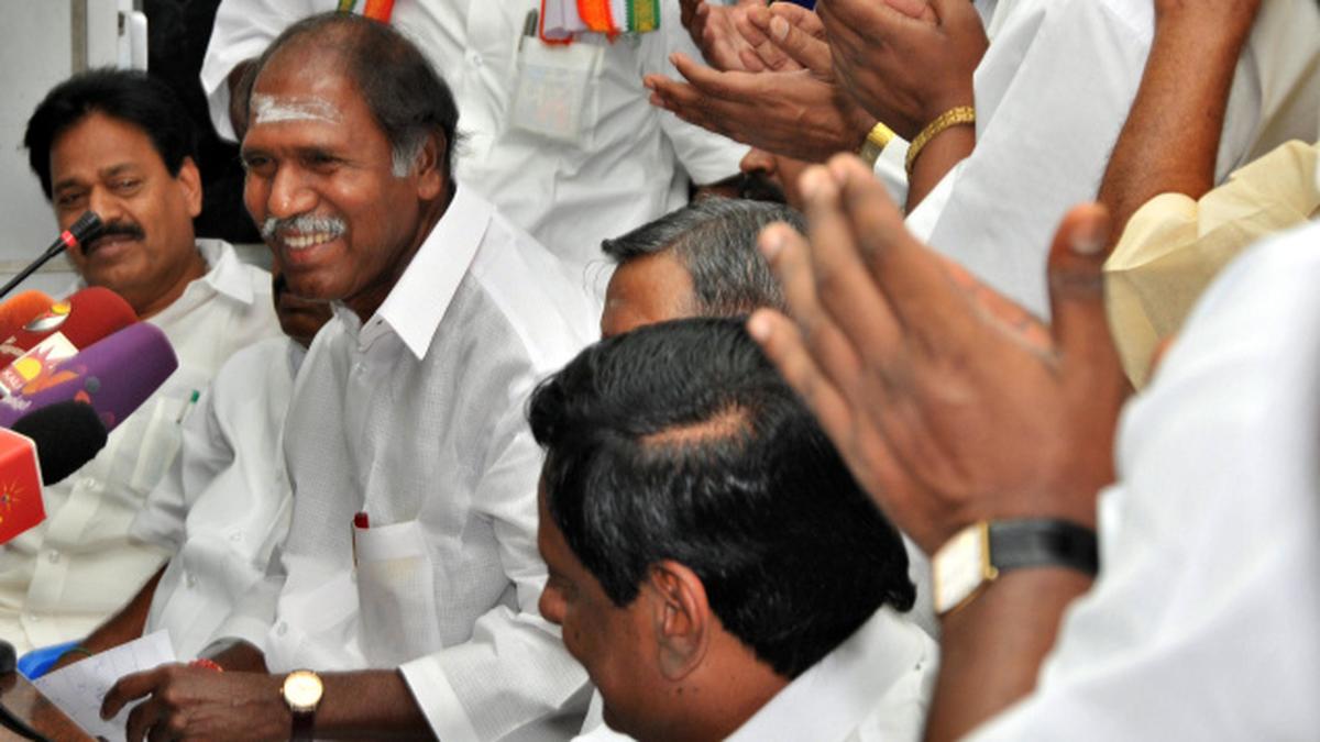 AINRC names candidate for Puducherry constituency - The Hindu