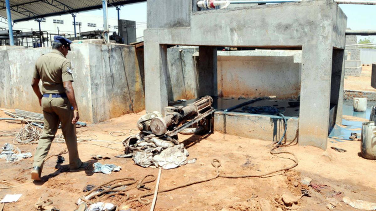 3 held for Erode SIPCOT gas leak deaths - The Hindu