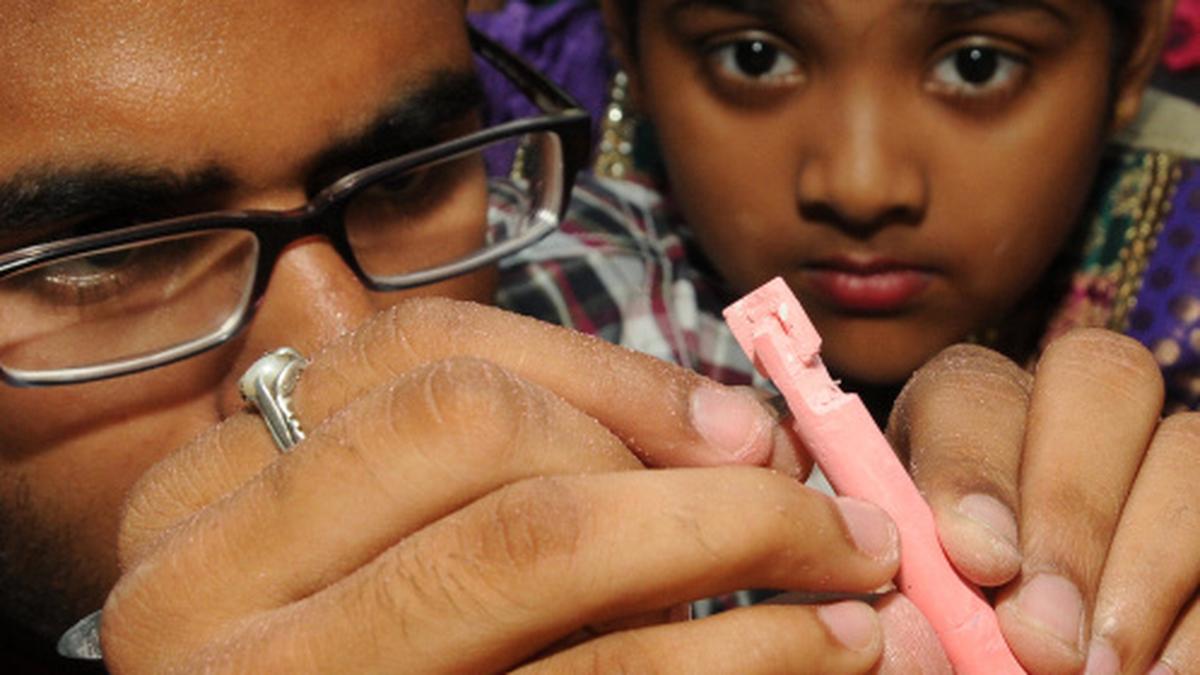 Mastering micro art - The Hindu