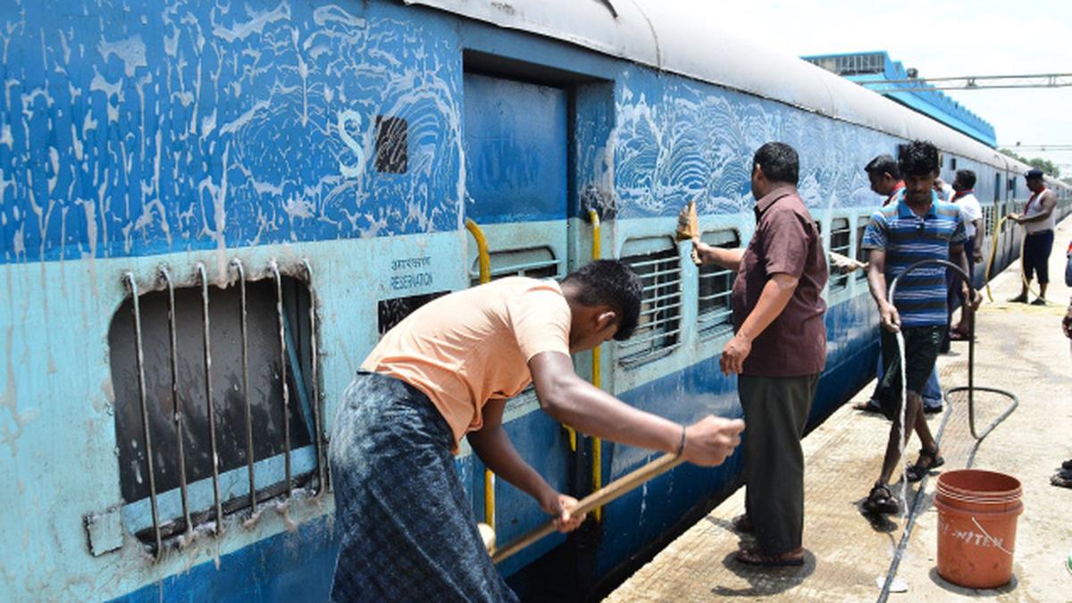 Special drive to clean coaches begins - The Hindu