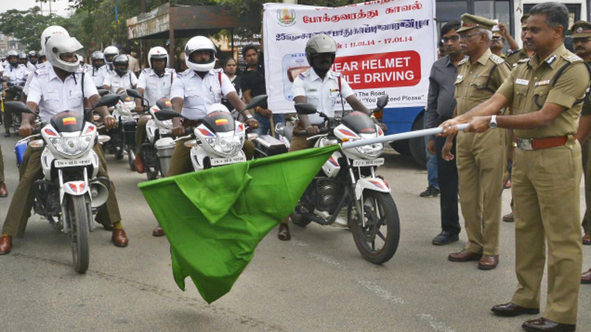 Road Safety Week begins with rally - The Hindu