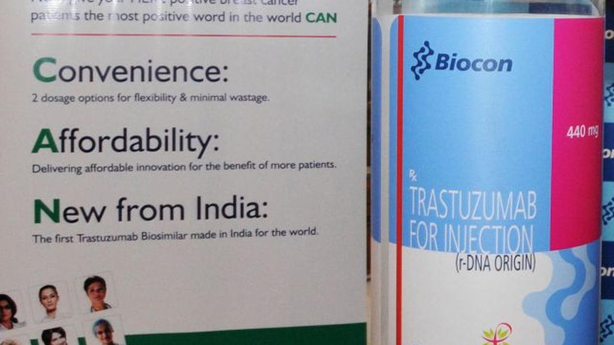 Biocon launches cheaper breast cancer drug - The Hindu
