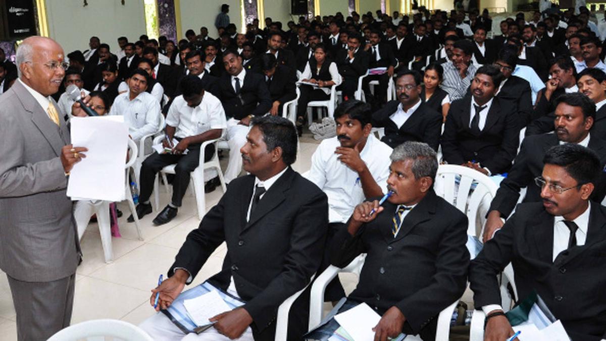 Advocates sensitised to legal procedures - The Hindu