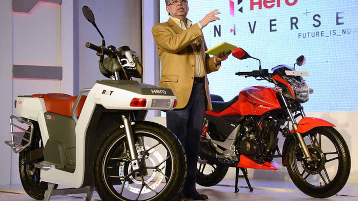 Hero unveils diesel concept bike, new models - The Hindu