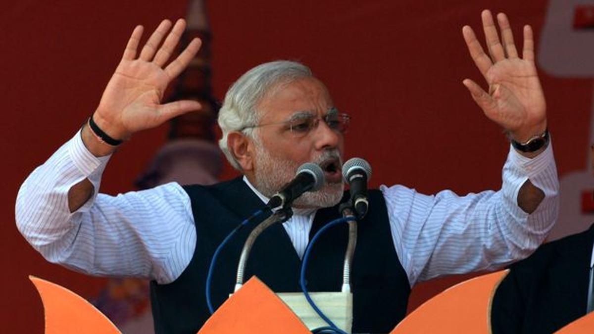 Modi says Congress sowing "seeds of poison" - The Hindu