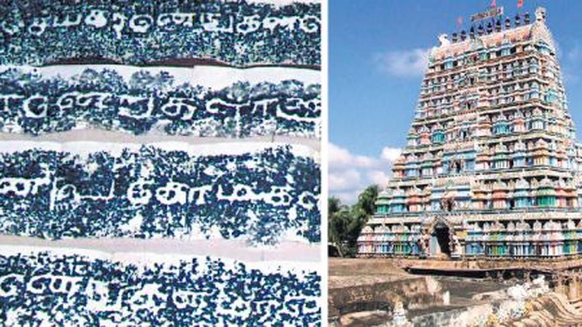 New inscriptions confirm Manickavasagar built temple - The Hindu