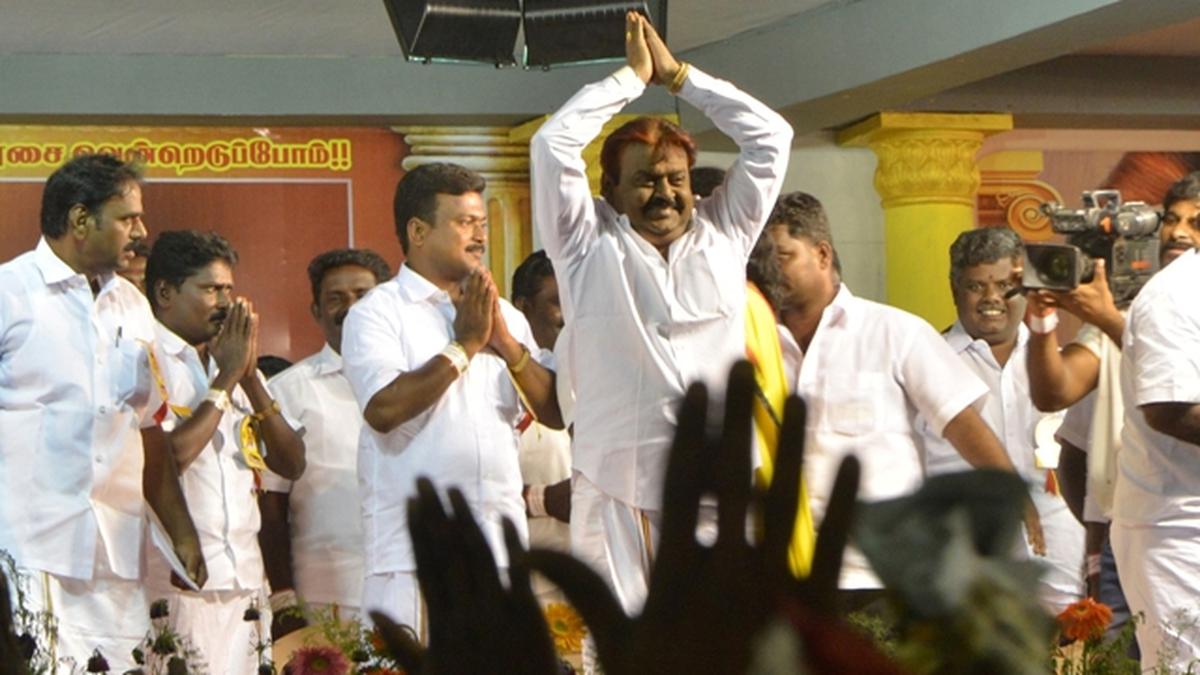 DMDK cadre for going it alone - The Hindu