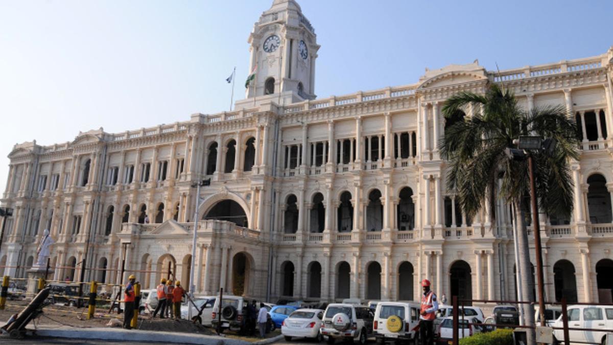 Entry to Ripon Buildings from P.H. Road opens up - The Hindu