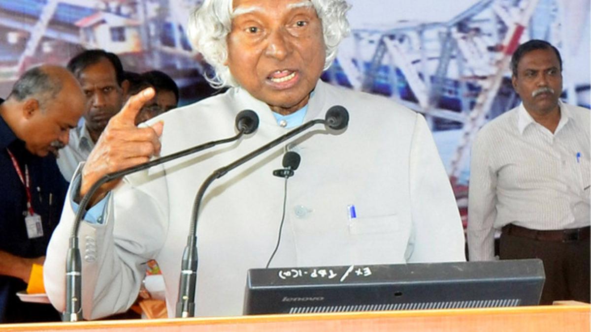 Think out of the box, Kalam tells children - The Hindu