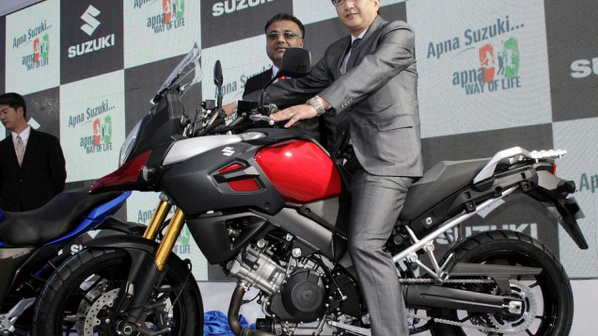 Suzuki unveils four motorcycles - The Hindu