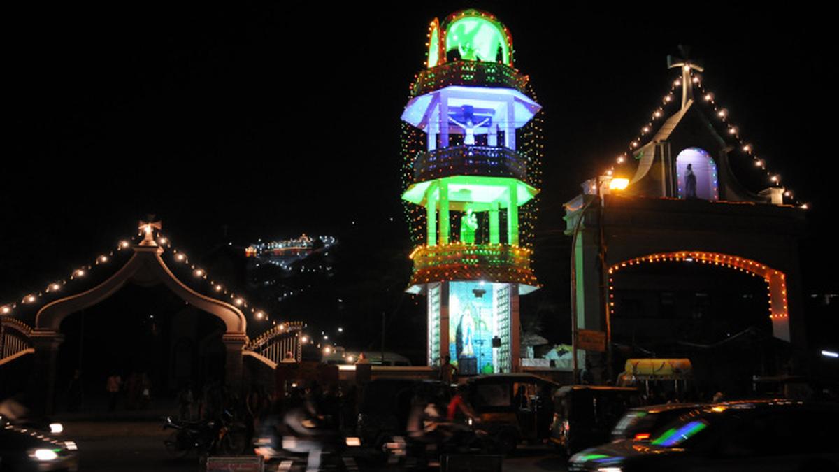 Gunadala Mary Matha fete from Sunday in Vijayawada - The Hindu
