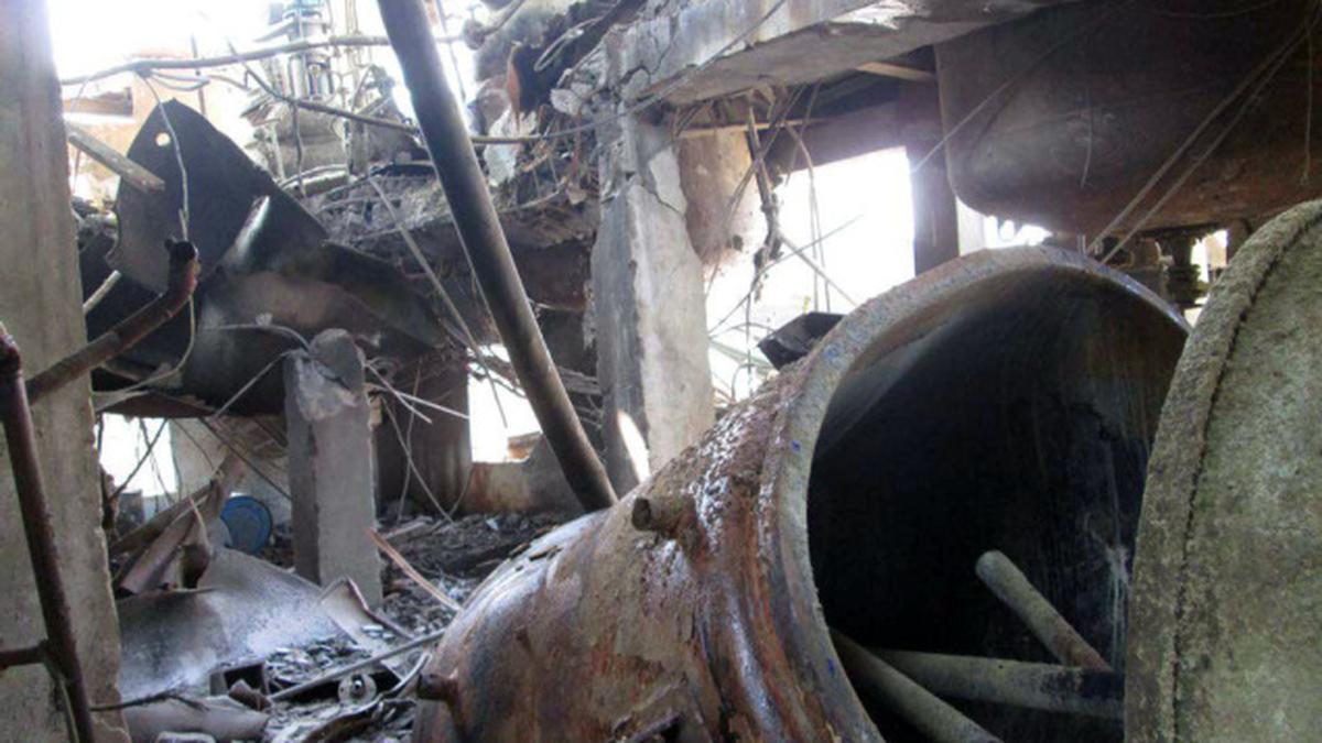 Huge blast in factory; loss put at 3 cr. - The Hindu