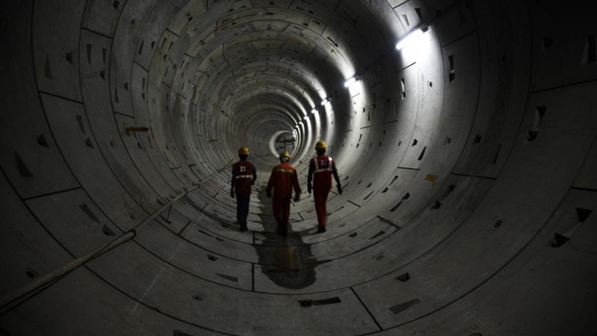 Inside the Chennai Metro Rail tunnel — exclusive photos - The Hindu