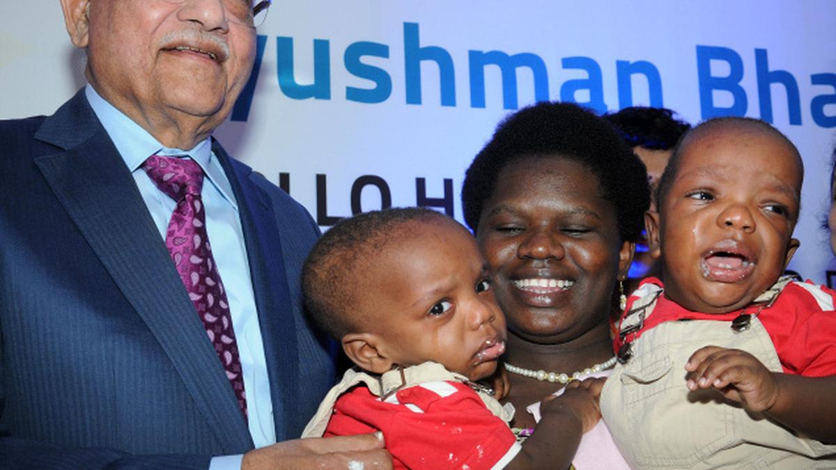 Separated Pygopagus twins to fly home today - The Hindu