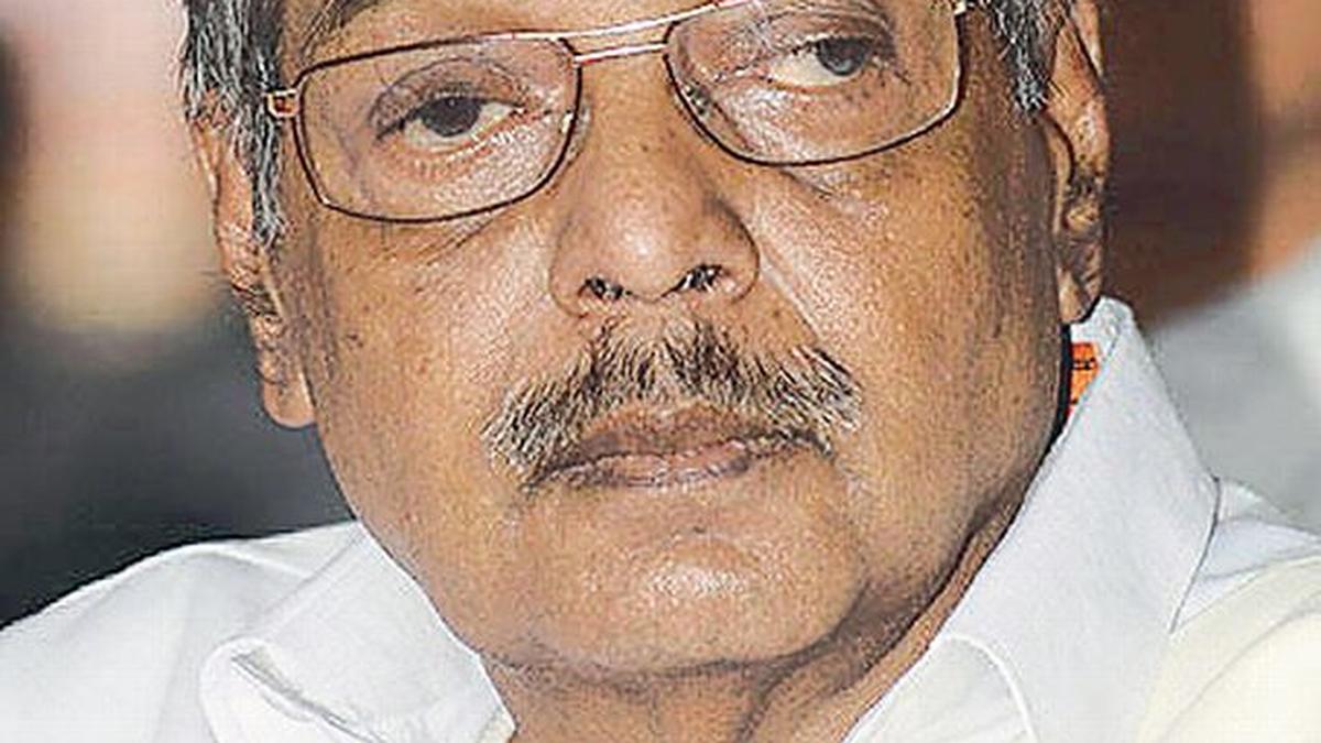 Panruti Ramachandran joins AIADMK - The Hindu