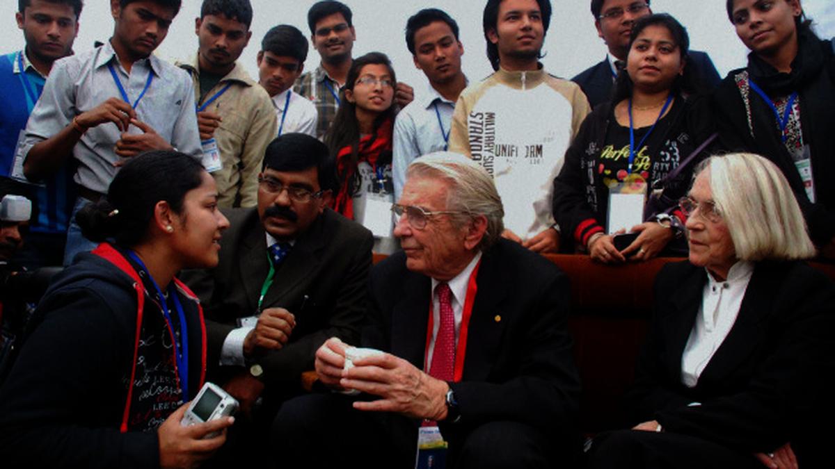 Nobel laureate bats for GM crops - The Hindu