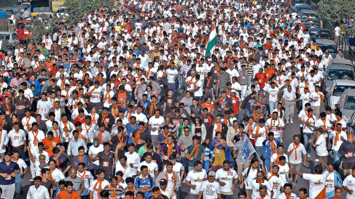 Hundreds take part in ‘Run for unity’ in Bangalore - The Hindu