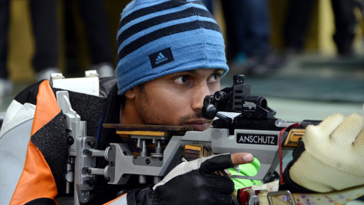 Rakesh wins free rifle prone gold - The Hindu