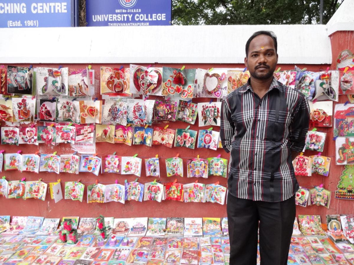 I Am… Ajayan - Greeting cards vendor - The Hindu